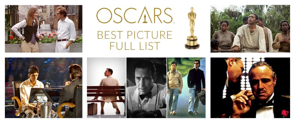 Nimble Reality | The Oscars (Academy Awards) Best picture list | Boutique Creative Agency NYC